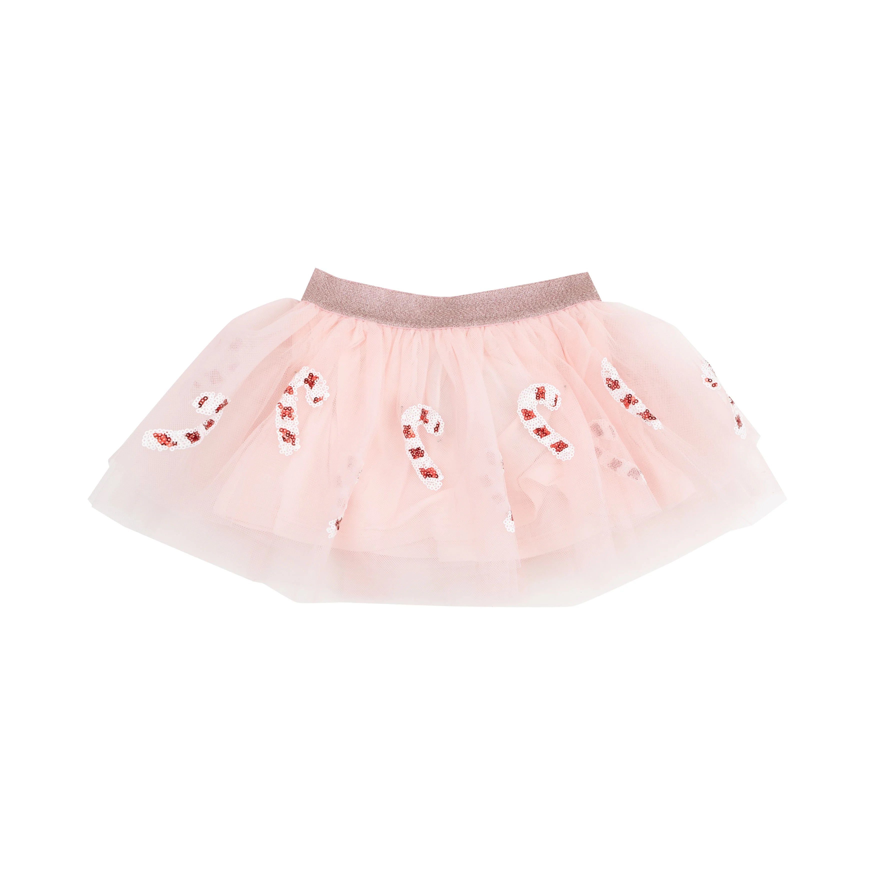 Children's Pink Candy Canes Tutu Skirt | The Red Wagon